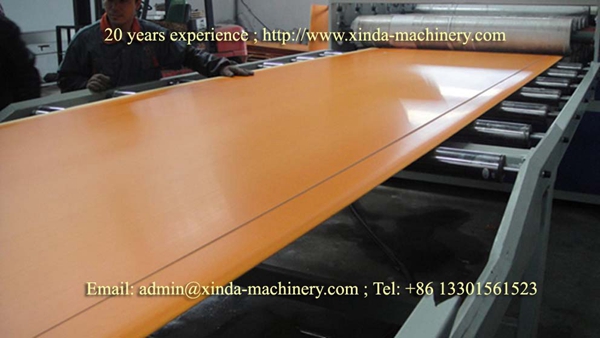 PVC foam board making machine - Xinda Machinery_PVC foam board ...
