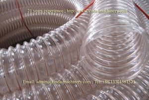 PVC wire spiral hose making machine - Xinda Machinery_PVC foam board ...